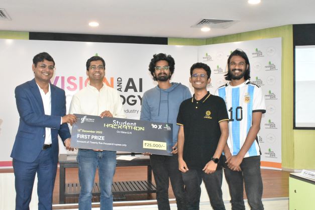 Team IIT-PKD Winners of "Vision and AI" hackathon hosted by IIT Madras ...